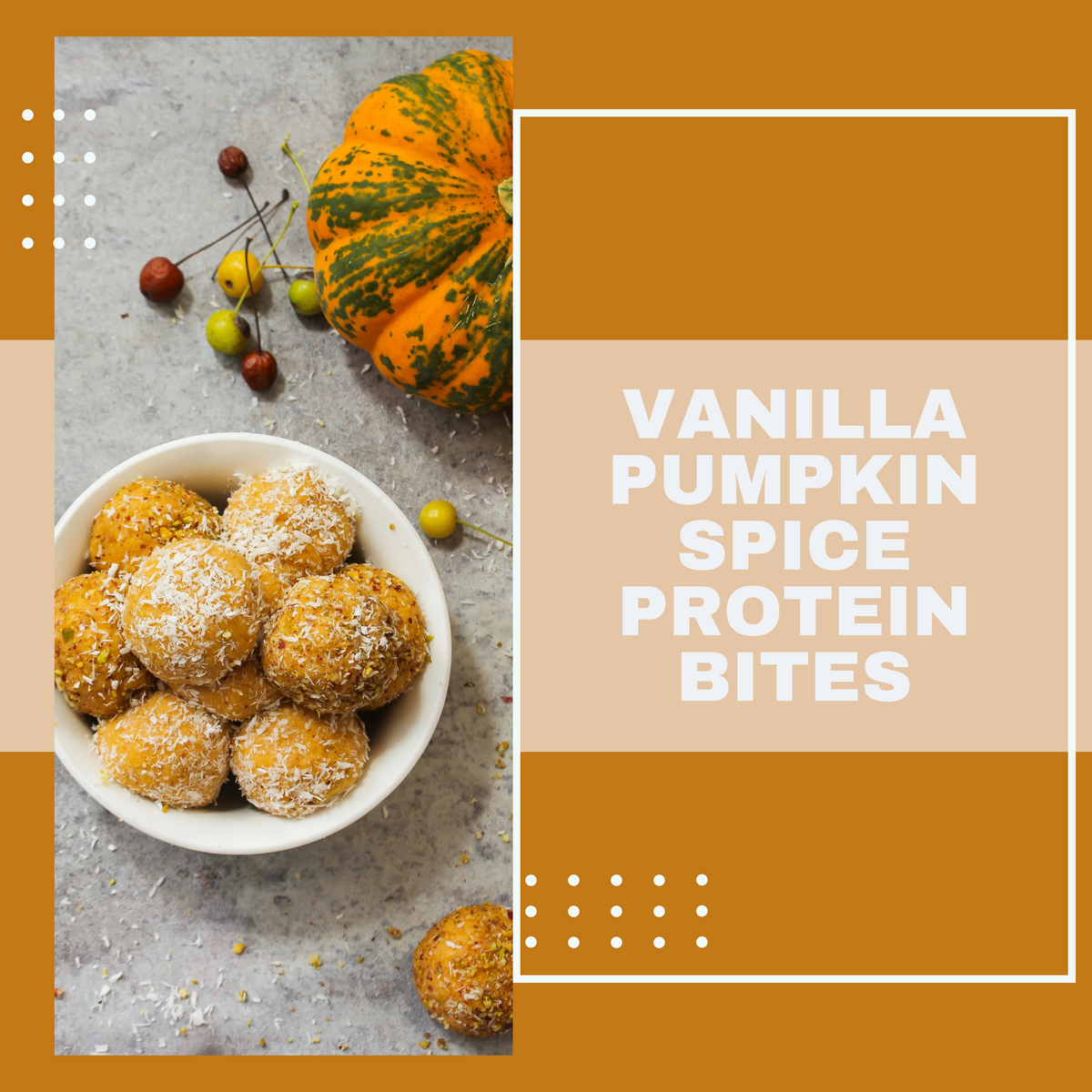 Vanilla Pumpkin Spice Protein Bites: A Delicious Fall Treat! – HealthyHolic